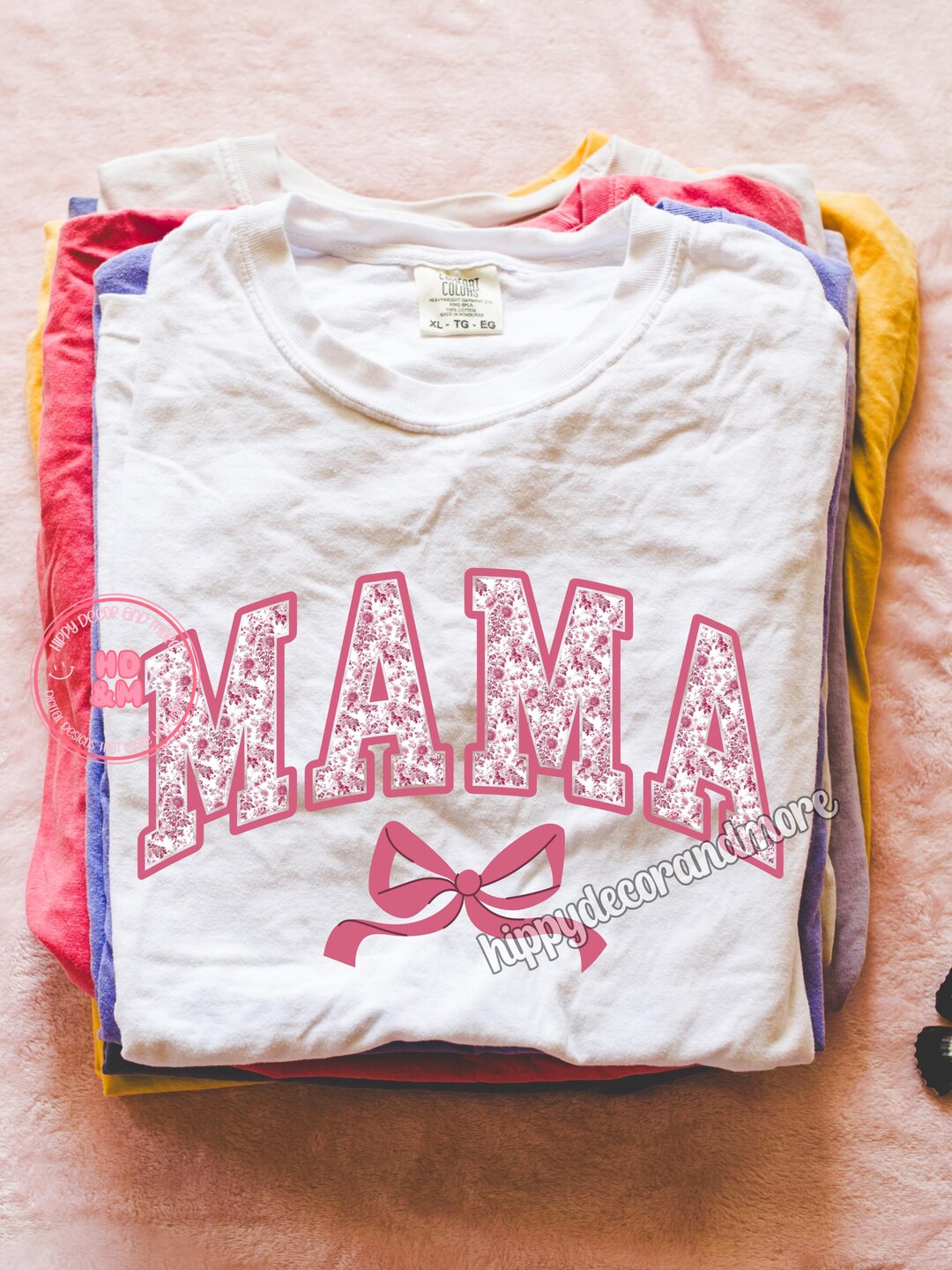 Mama PNG Pink Girly Coquette Bow PNG Valentines Day Mothers Day Pink ...