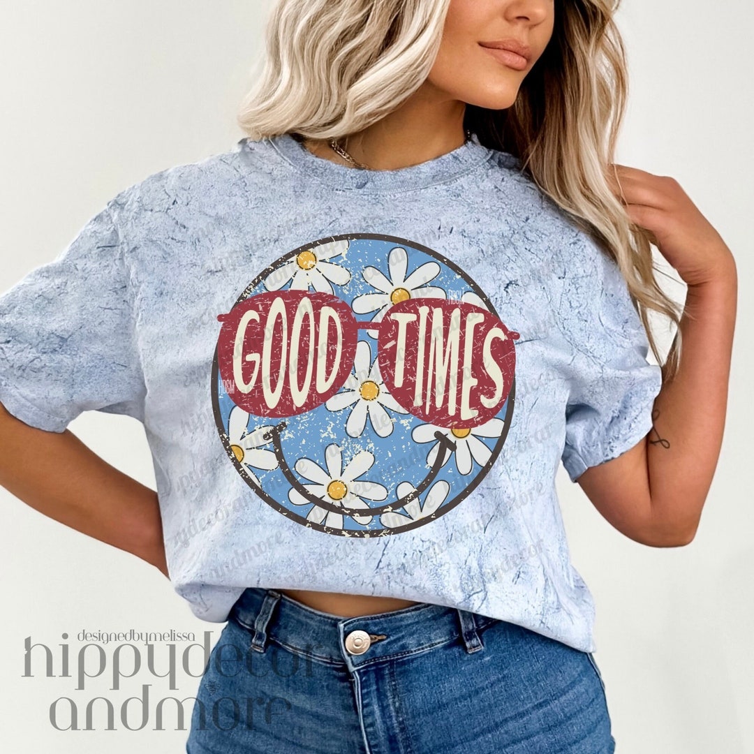 Distressed Smiley Face PNG Daisy Retro Smiley Face Good Times Happy ...