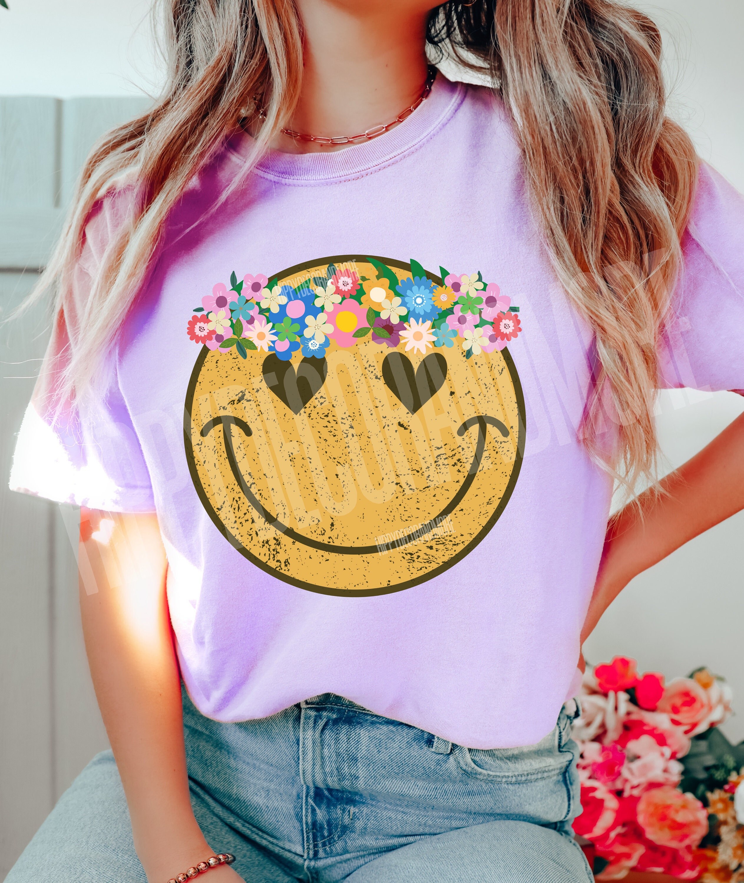 Bohemian Smiley Face PNG Retro Smiley Face Boho Smiley Face Boho Png ...
