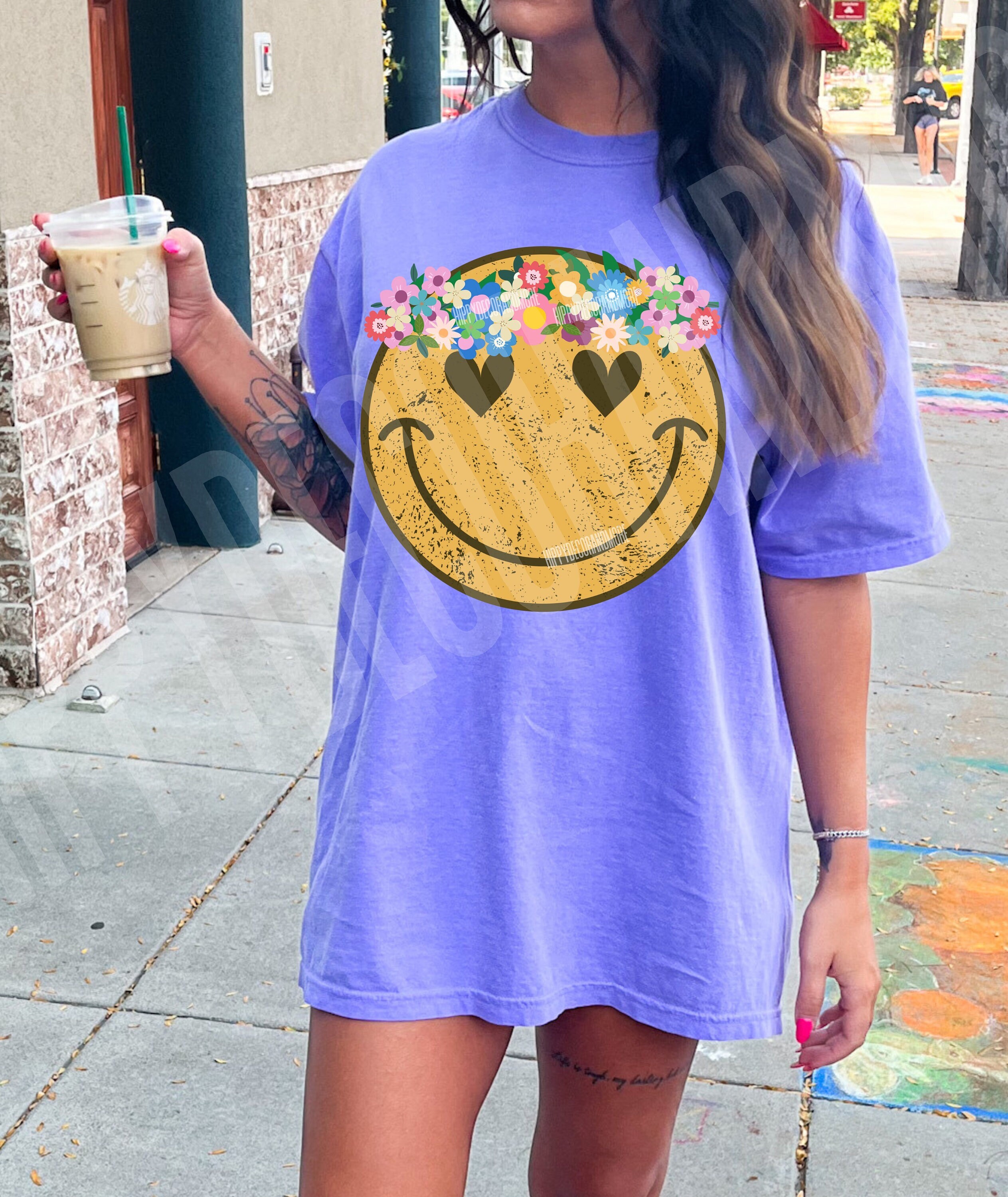 Bohemian Smiley Face PNG Retro Smiley Face Boho Smiley Face Boho Png ...