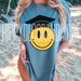 Smiley Face PNG Grad PNG Graduation Shirt Graduation Png - Etsy