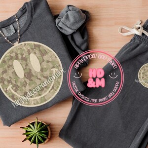 Camo Smiley Face PNG Hunters Wife PNG Seasonal Widow PNG Duck Hunting ...