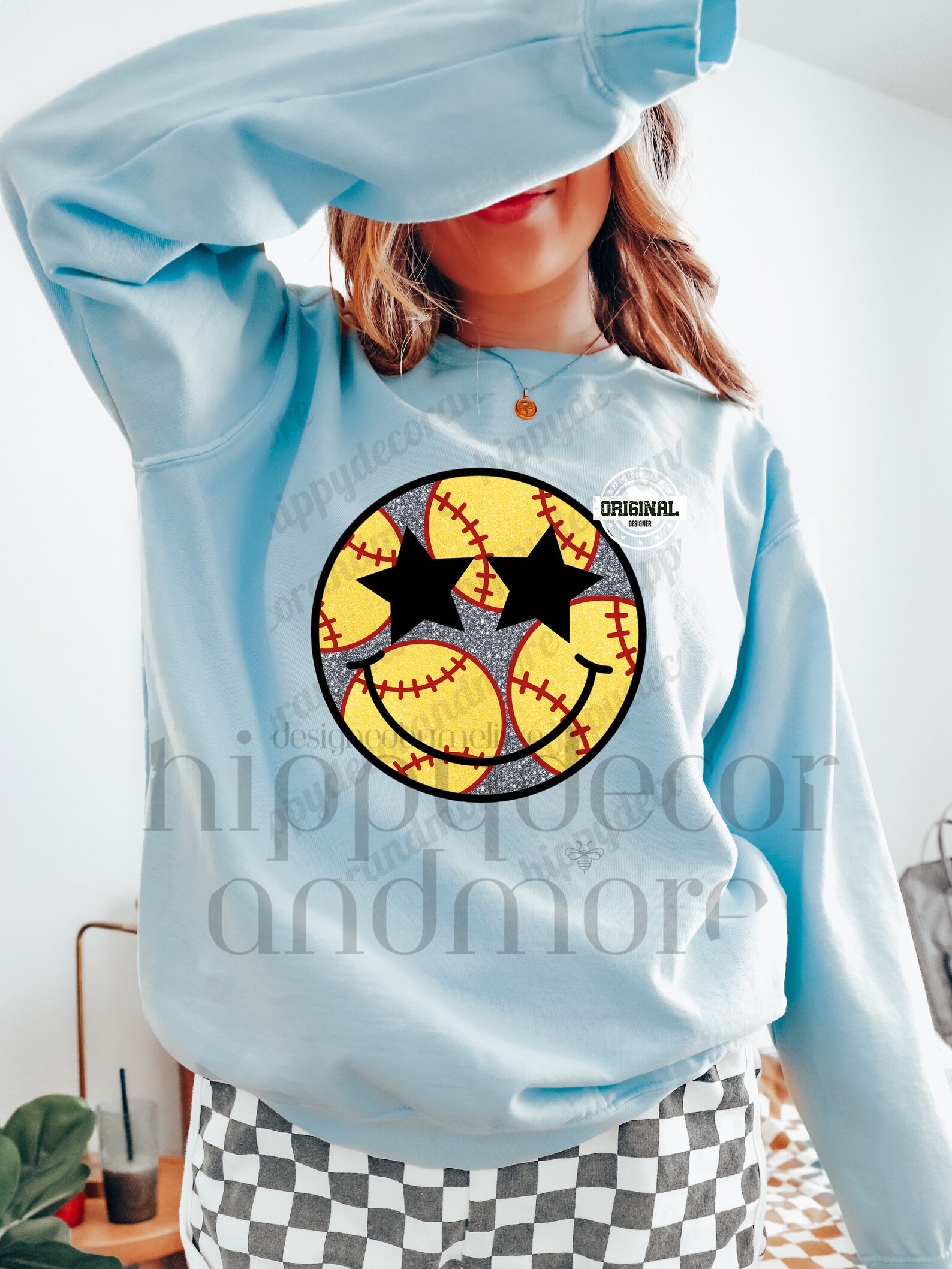 Softball PNG Smiley Face PNG Softball Vibes Softball Mom Comfort Colors ...
