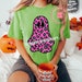 Halloween Ghost PNG Pink Leopard Print Fall PNG Ghost Shirt Design Faux ...