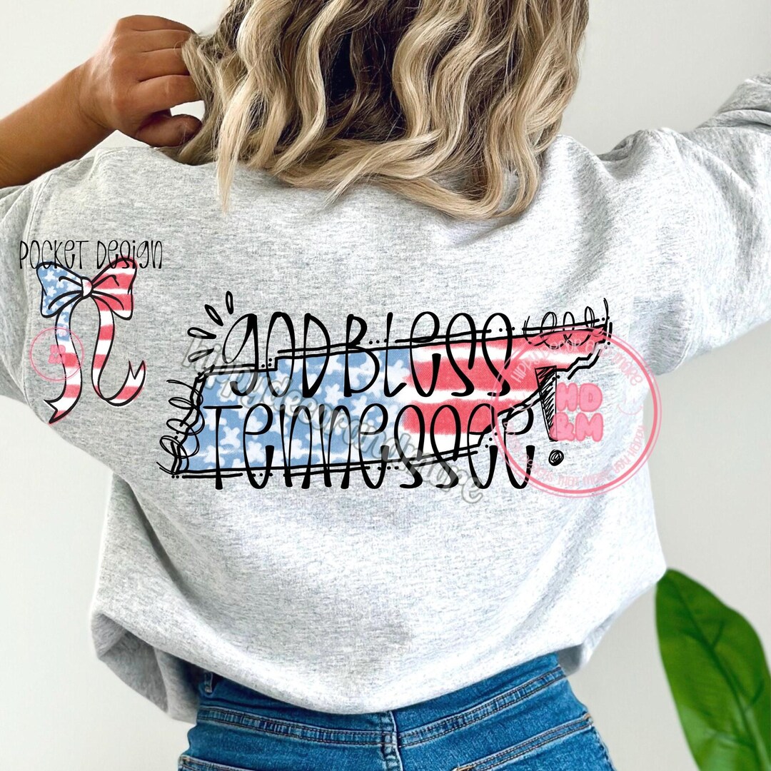 State PNG 4th of July State Coquette Tennessee PNG Trendy Girly Shirt ...