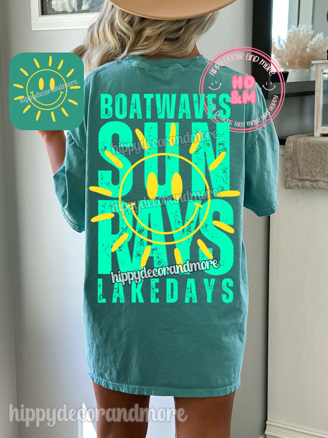 Boat Waves Sun Rays Lake Days PNG Smiley Face PNG Sunshine PNG Sunshine ...