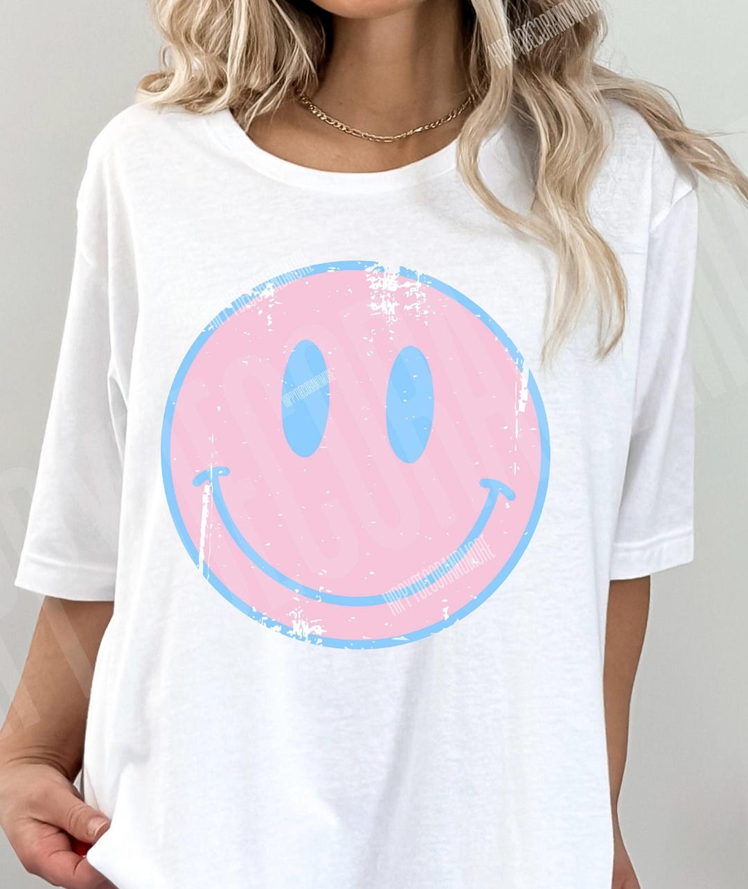 Boho Smiley Face PNG Retro PNG Smiley Face Distressed Smiley Face ...