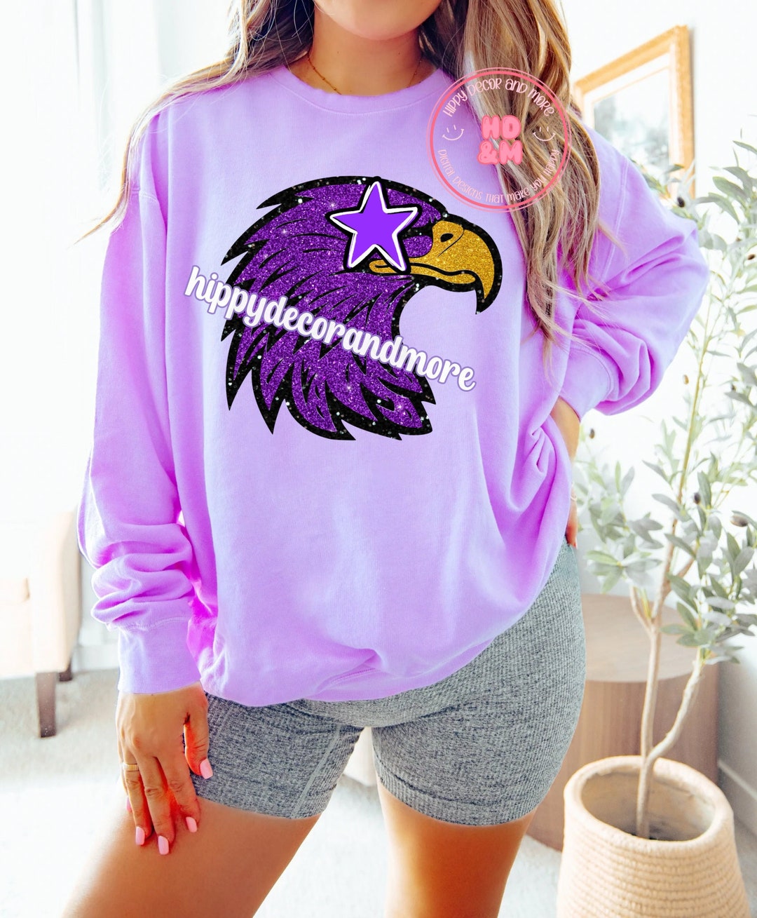 Eagle Mascot PNG Preppy Eagle PNG Purple Eagle Mascot Shirt Sublimation ...