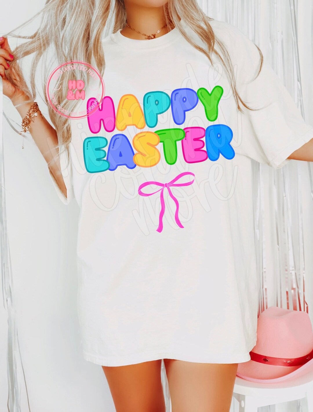 Happy Easter PNG Easter Shirt Design Coquette Bow PNG Cute Girly Easter Digital - Etsy