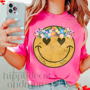 Bohemian Smiley Face PNG Retro Smiley Face Boho Smiley Face Boho Png ...
