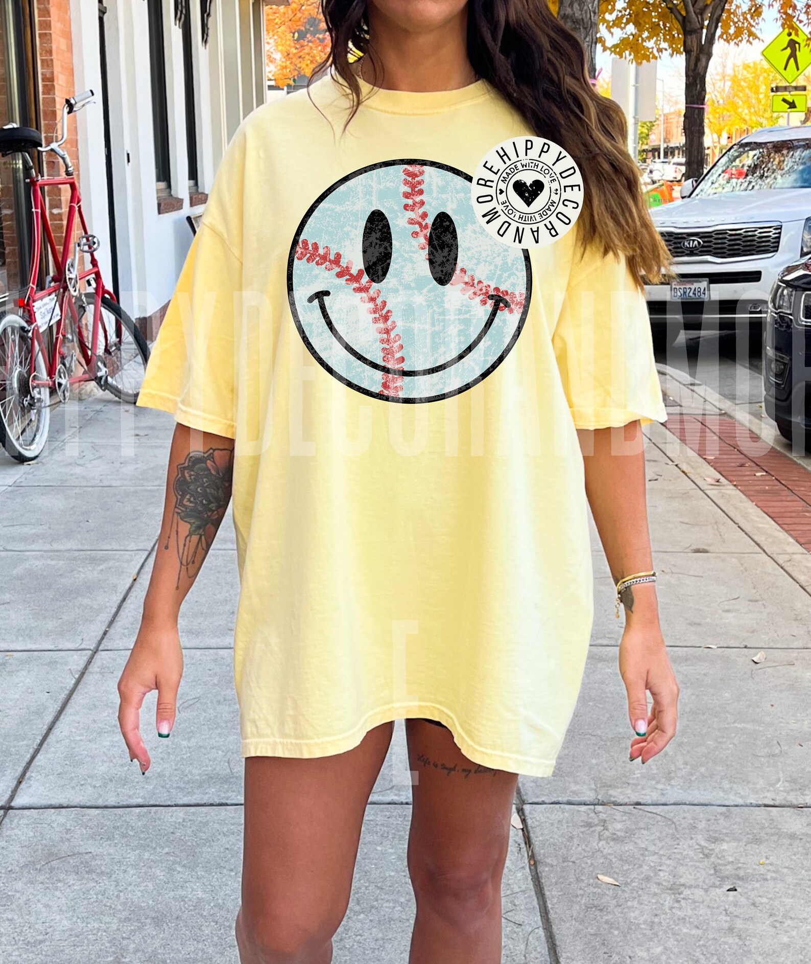 Baseball PNG Smiley Face PNG Retro Smiley Face Sublimation Distressed ...