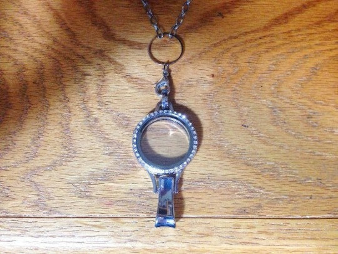 Floating Badge Lockets, Crystal Round, Badge Lanyard, Work Badge Decor ...