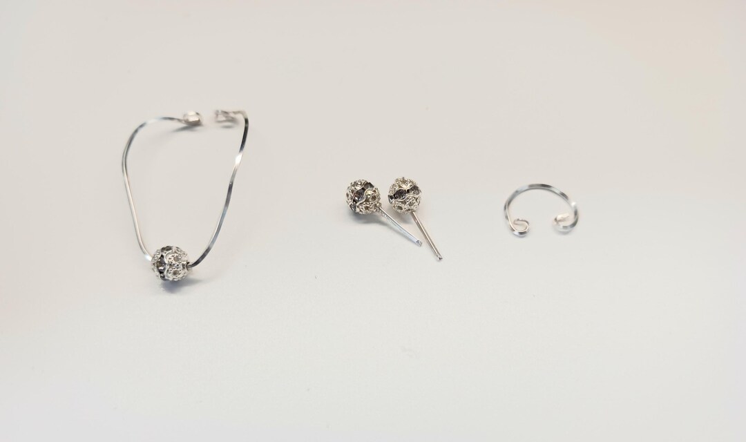 Jewelry Combo, Comes in Gold and Silver, 1:6 Size, Mini Jewelry ...
