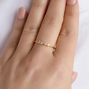 Initial Morse Code Ring by Caitlyn Minimalist • Diamond Ring With ...