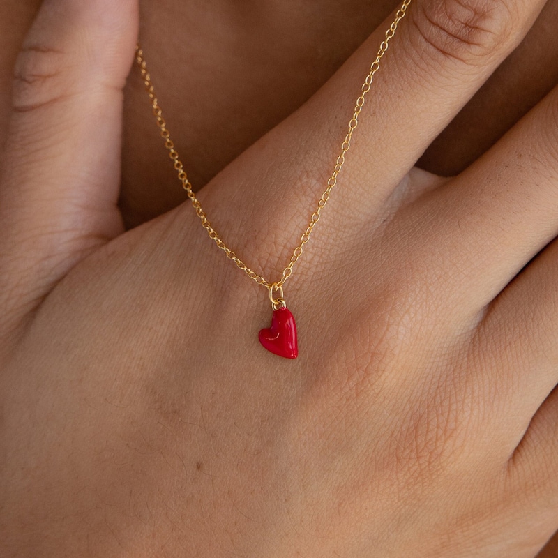 Heart Necklace - Etsy