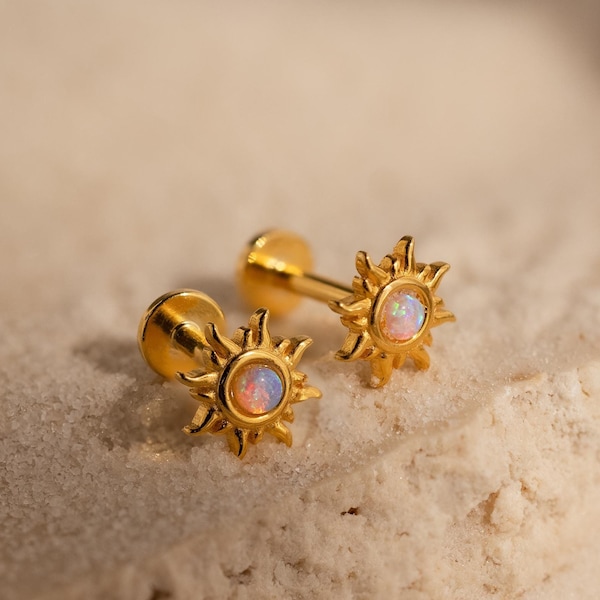 Flat Back Stud Earrings - Etsy