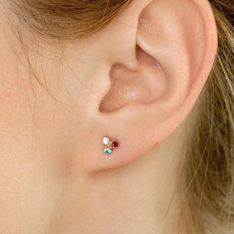 Birthstone Earrings - Etsy