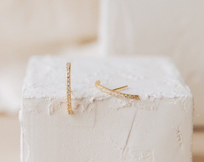 Sterling and Gold Corset Earrings - Etsy