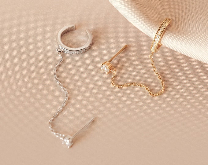 Mountain Ear Cuff, Mountain Jewelry, Landscape, Traveler, Naturalist ...