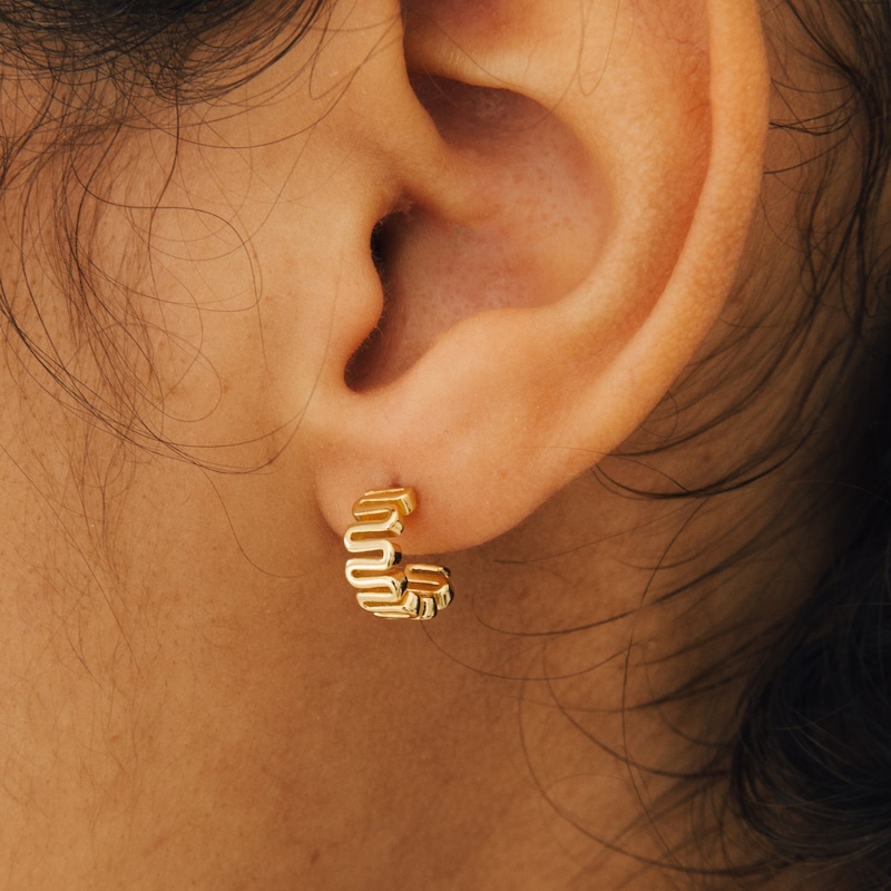 Funky Gold Earrings Women - Etsy