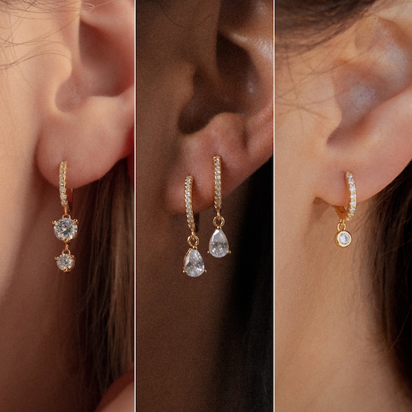 Minimalist Drop Earrings - Etsy