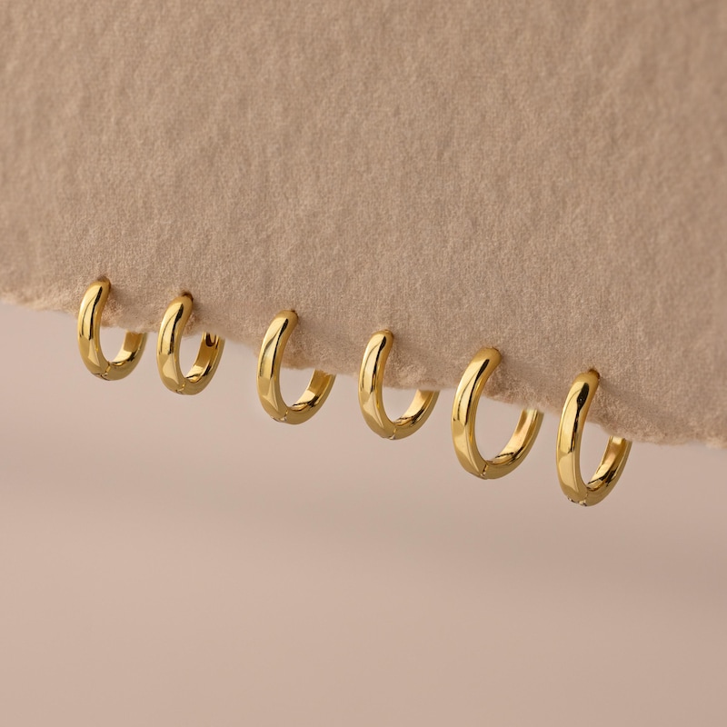 Small Gold Hoops Stacking - Etsy