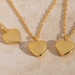Initial Heart Locket Necklace by Caitlyn Minimalist • Gold Locket Photo ...