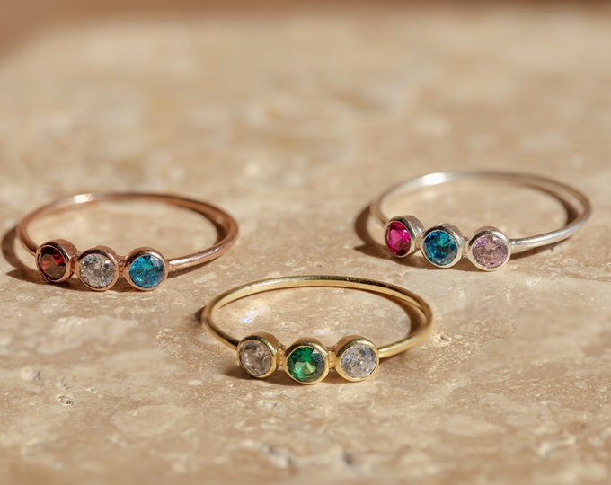 Multi-Stone Rings - Etsy