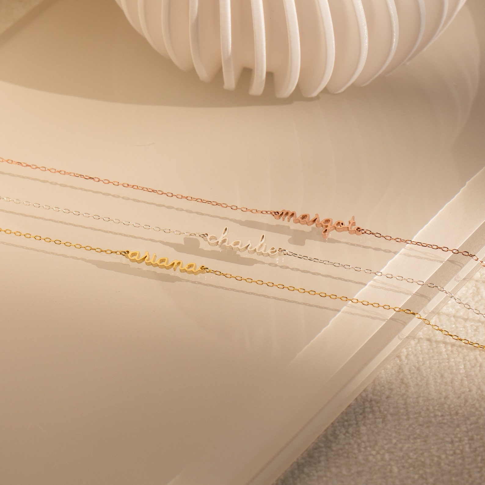 Tiny Name Bracelet the Perfect Gift for Mom by Caitlyn - Etsy