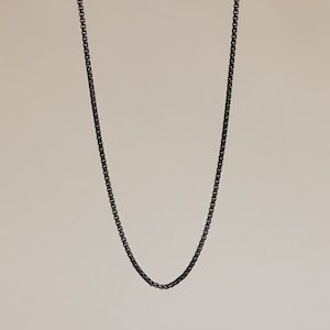 Men's Black Chain Necklace by Caitlynminimalist • Rolo Chain Necklace ...