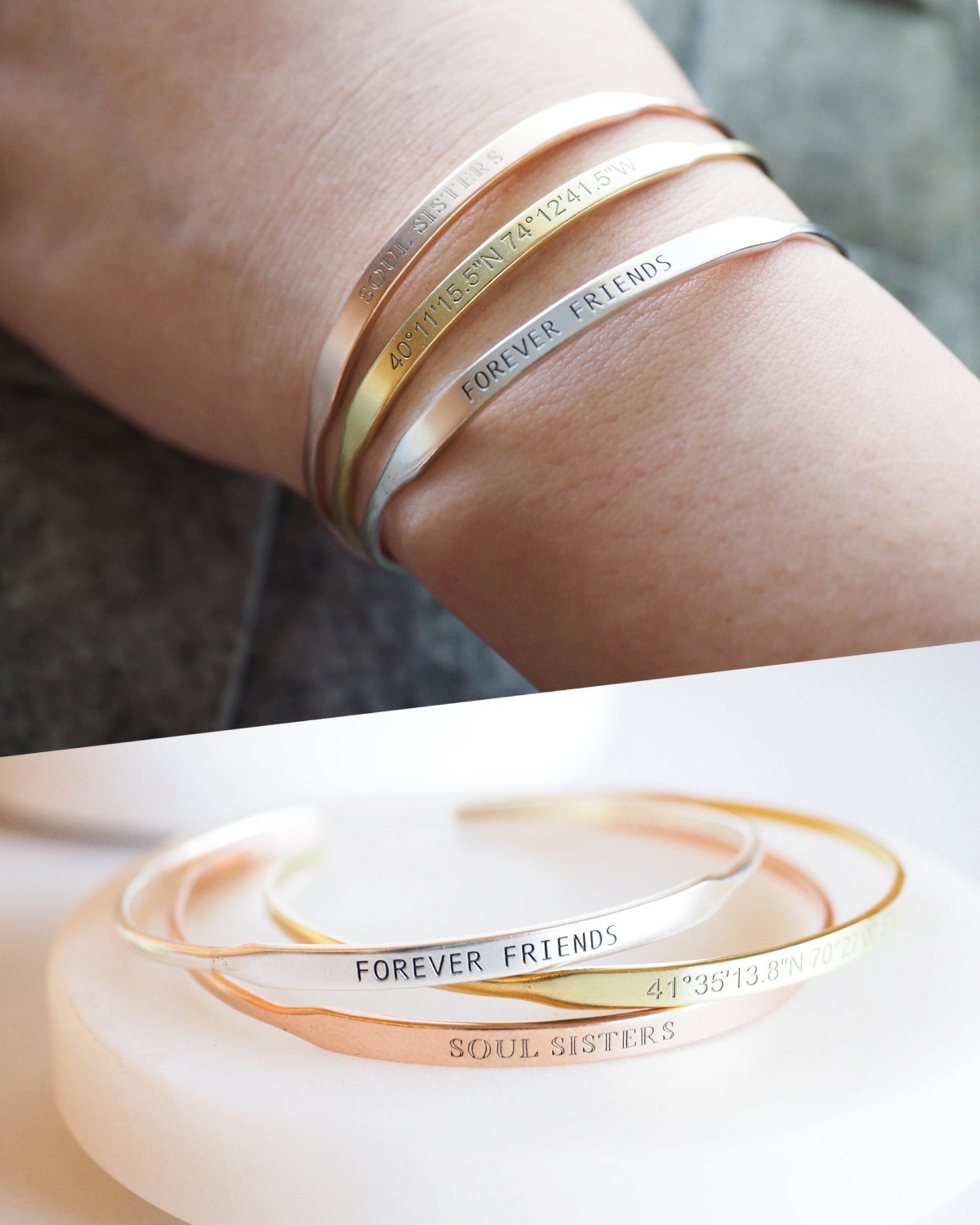 Custom Coordinates Jewelry Location Coordinate Jewelry Delicate ...