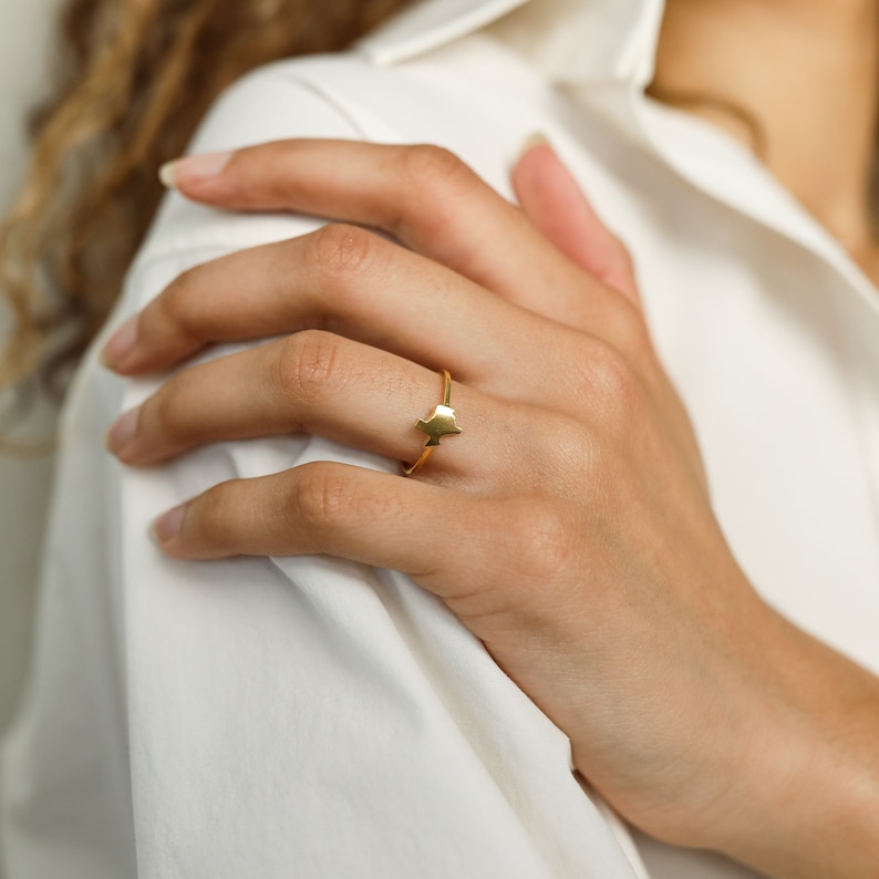 Custom State Ring Custom City Ring Sterling Silver State | Etsy