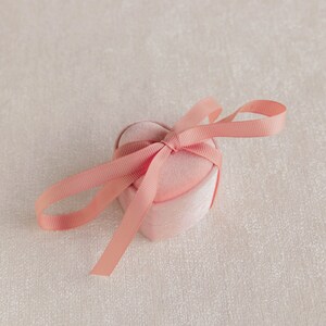 Pink Velvet Heart Ring Box by Caitlyn Minimalist • Ring Storage Case ...