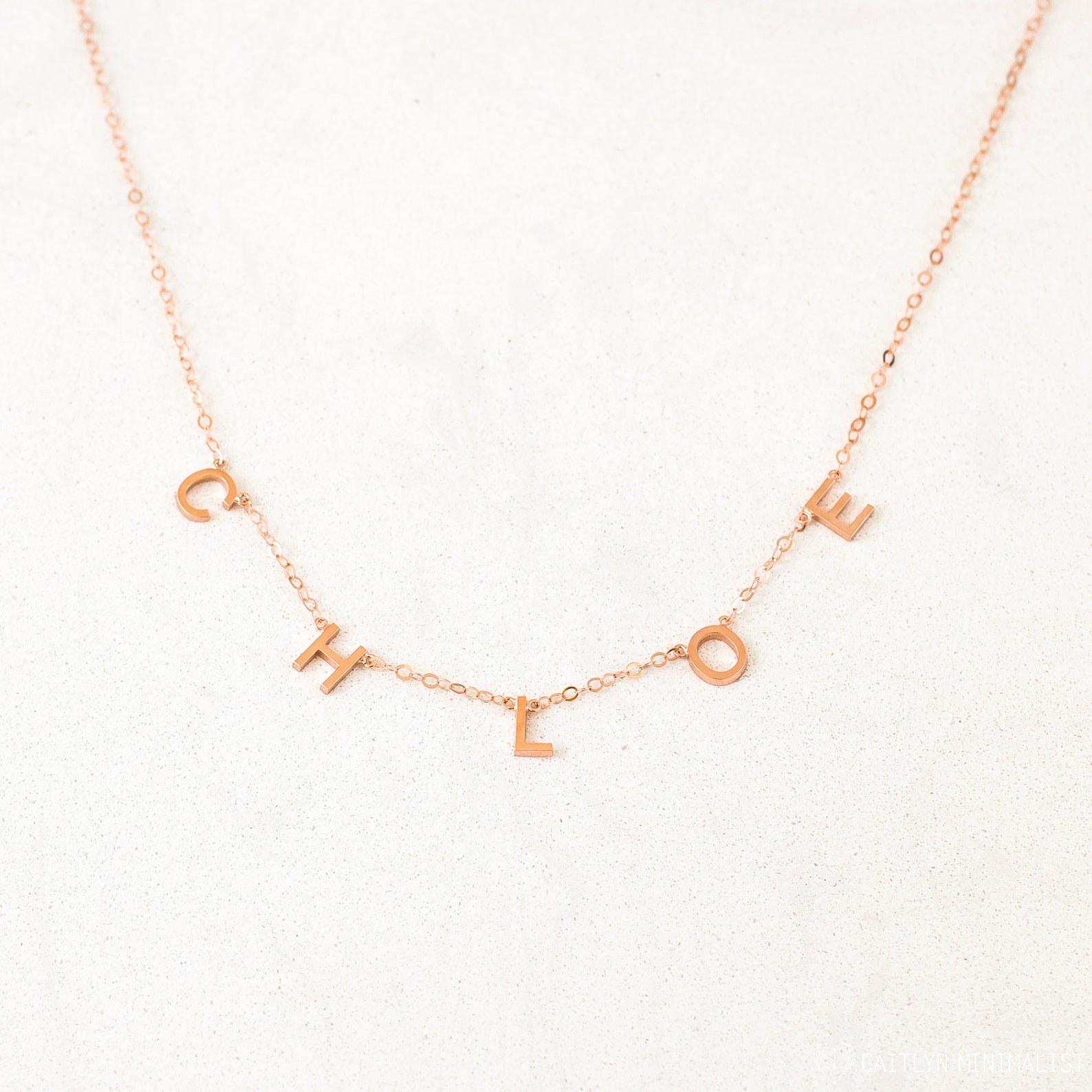 Custom Letter Necklace VOTE NECKLACE Personalized Name - Etsy