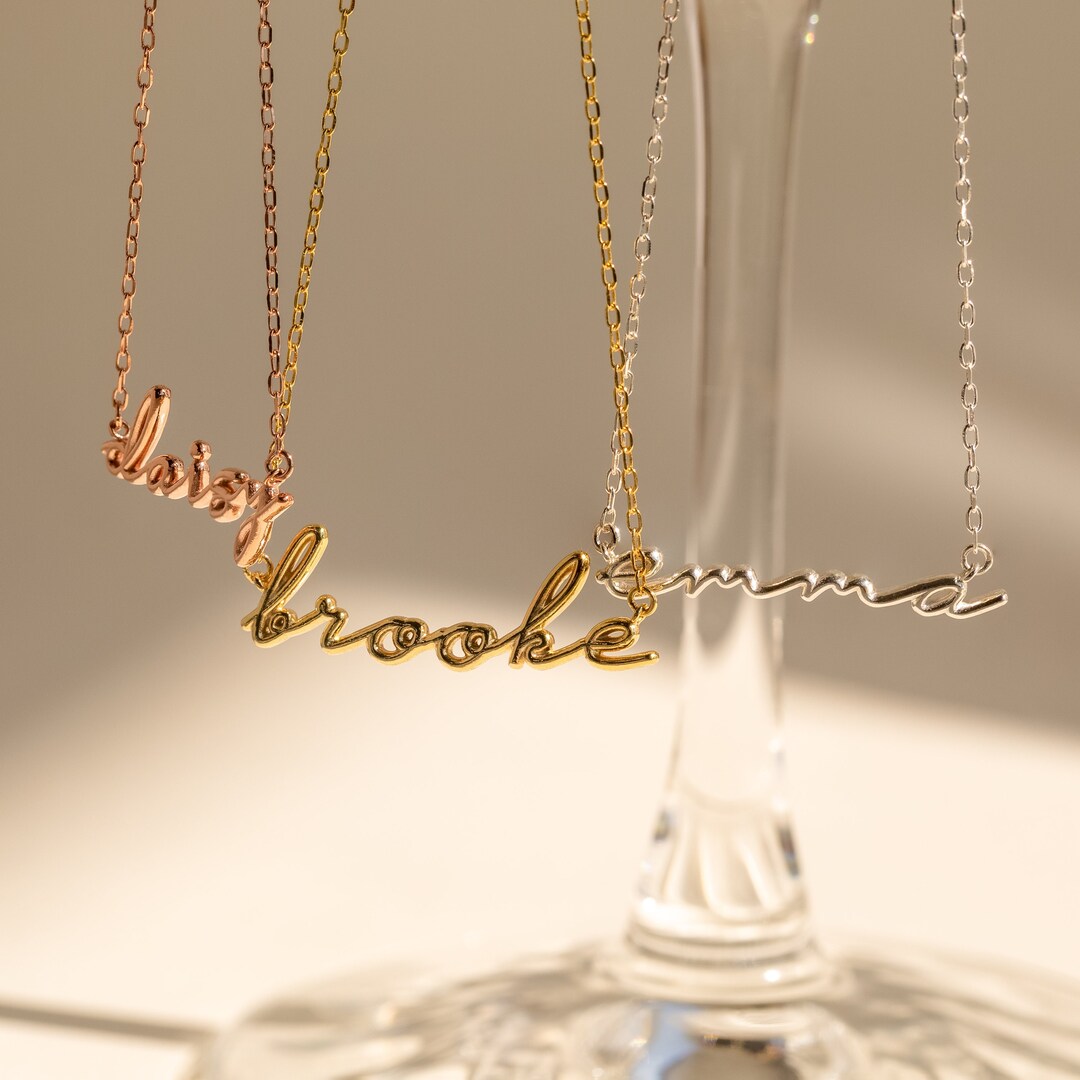 Dainty Name Necklace by Caitlyn Minimalist • Custom Name Necklace ...
