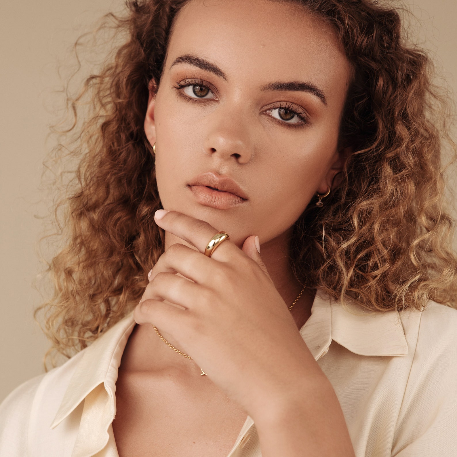 DOME Ring Minimalist Ring Modern Geometric Ring Silver Ring, Gold Ring ...