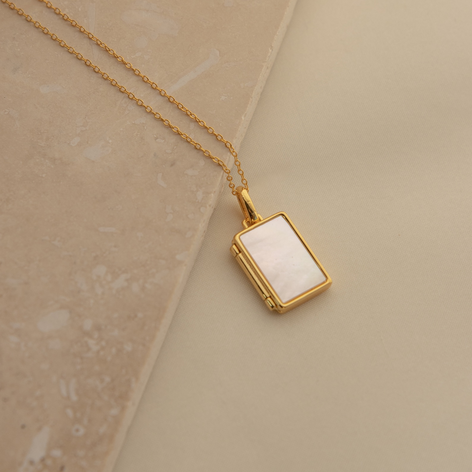 Pearl Locket Necklace by Caitlyn Minimalist Silver Locket - Etsy