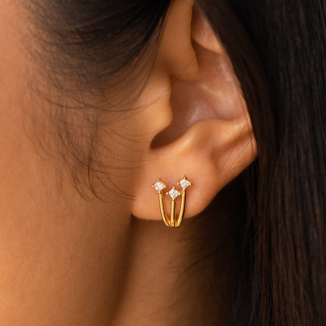 Celestial Stud Earrings by Caitlyn Minimalist • Shooting Star Cuff ...