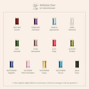 Mini Toi Et Moi Birthstone Ring by Caitlyn Minimalist • Custom Baguette ...