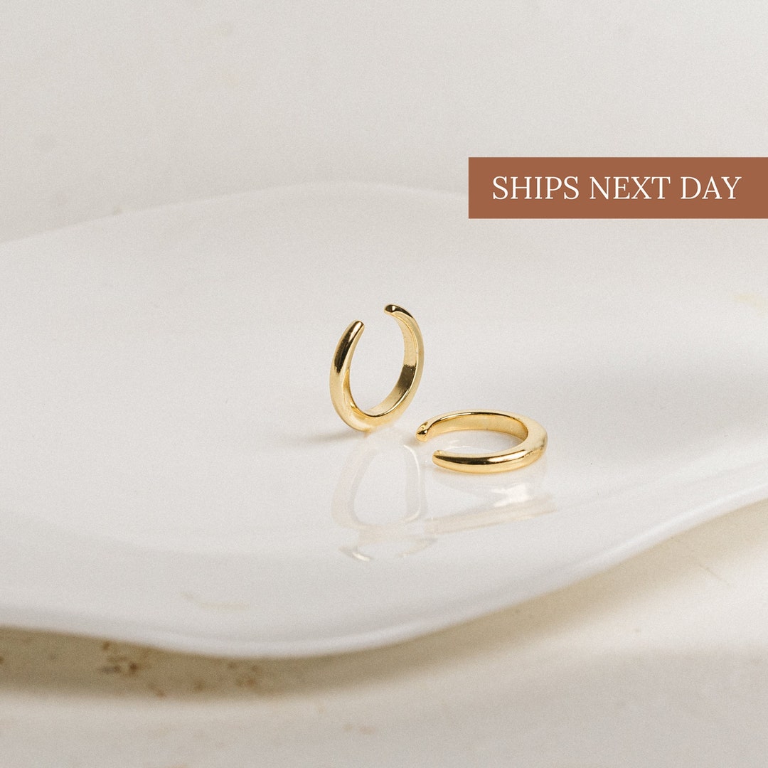 Cartilage Ear Cuff Earrings by Caitlyn Minimalist • Gold Ear Cuffs ...
