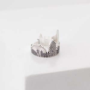 Custom City Ring • Cityscape Ring • Travel Ring • Skyline Ring ...
