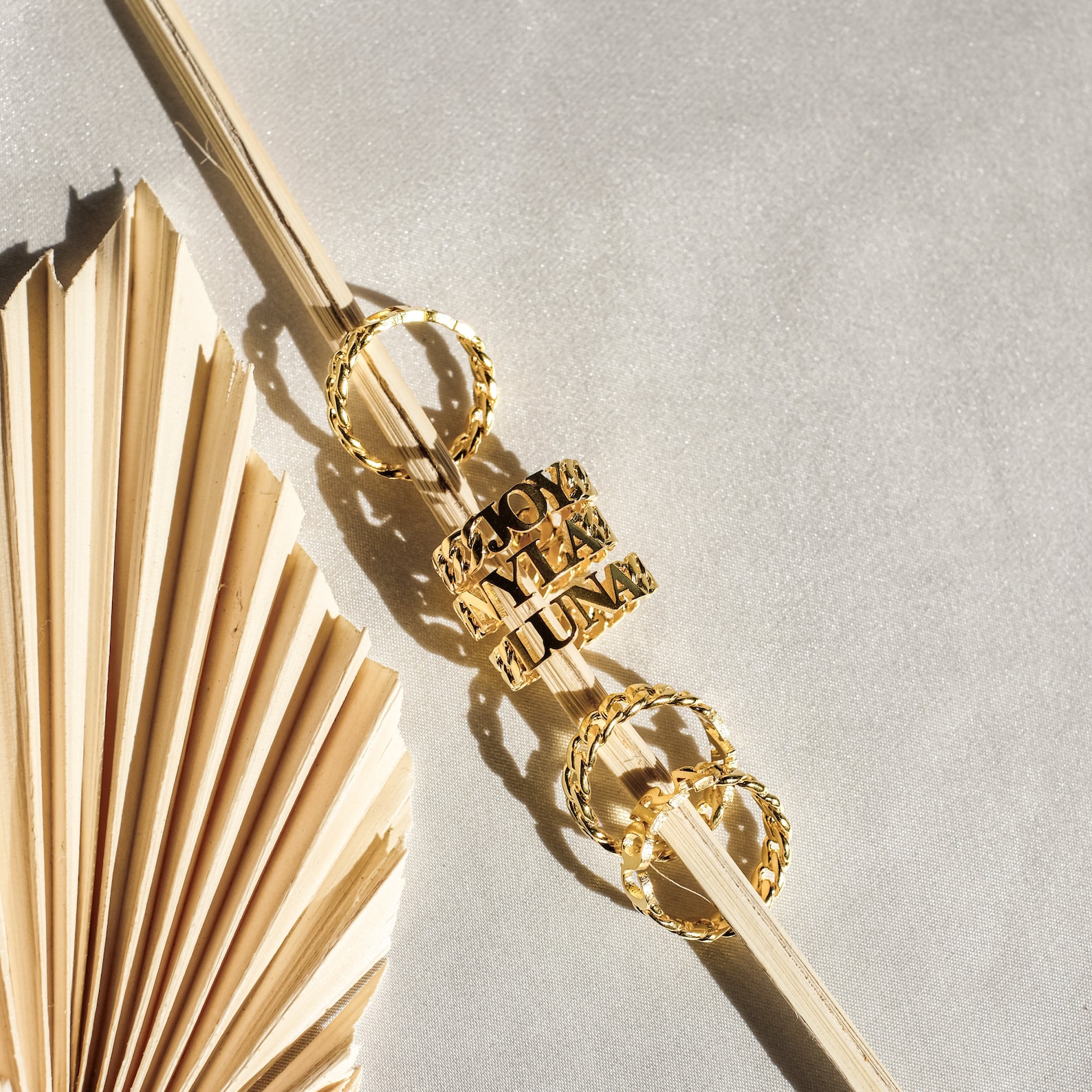 Curb Chain Name Ring by Caitlynminimalist Curb Link Name - Etsy