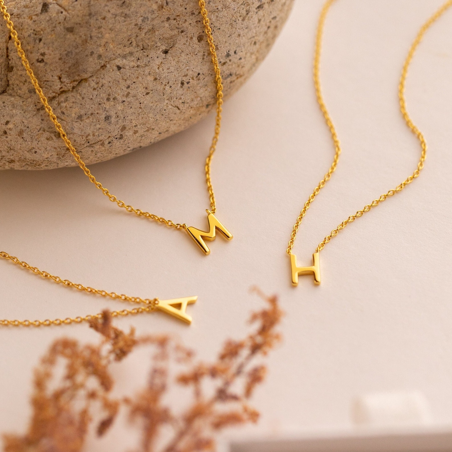 Custom Letter Necklace by Caitlyn Minimalist Dainty Initial - Etsy