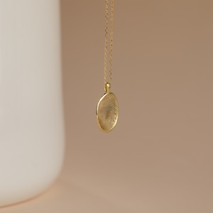 Fingerprint Necklace by Caitlyn Minimalist • Personalized Fingerprint ...