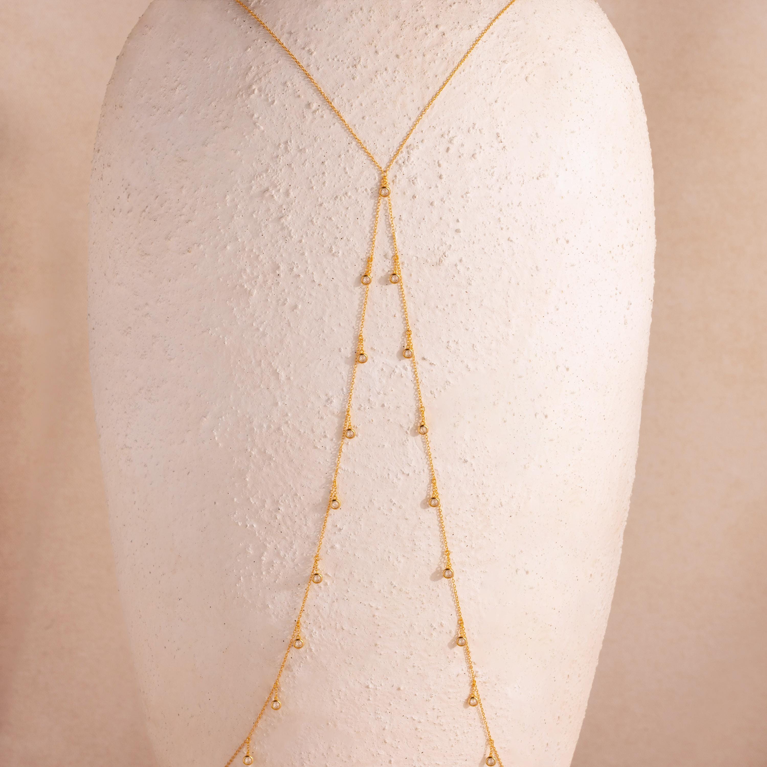 Diamond Station Body Chain by Caitlynminimalist • Bohemian Crystal ...
