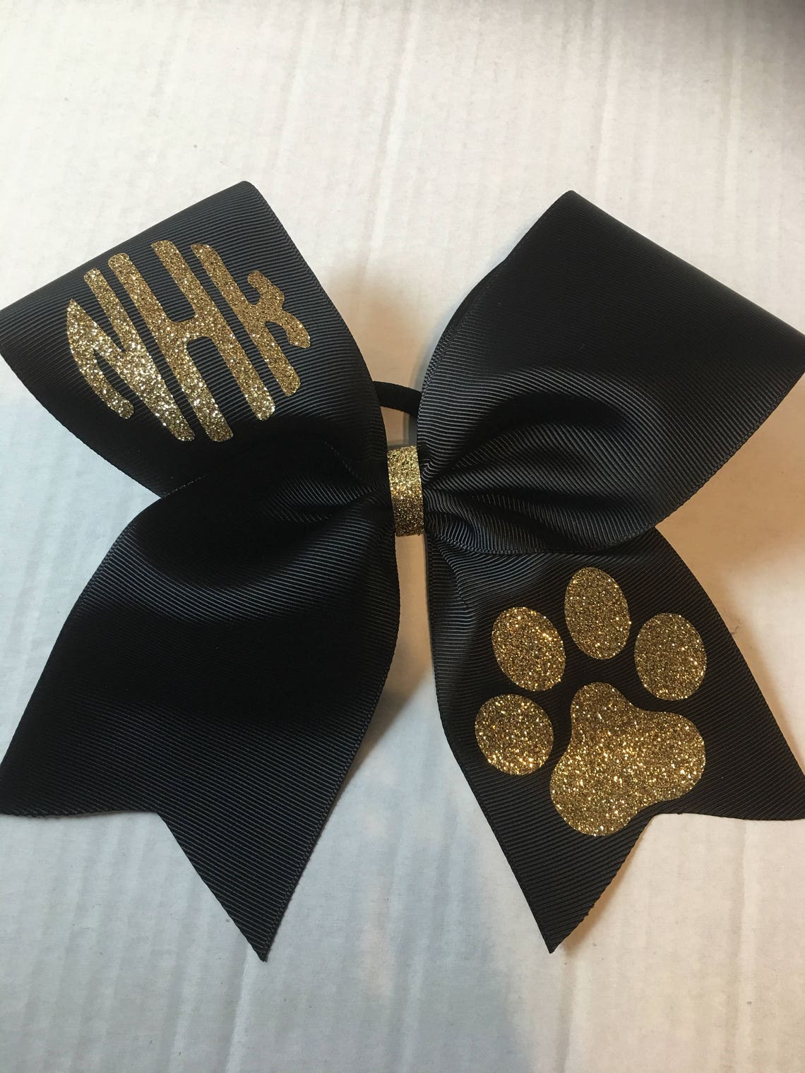 Monogram Glitter Cheer Bow -cheer Bow- Monogram Cheer Bow ...