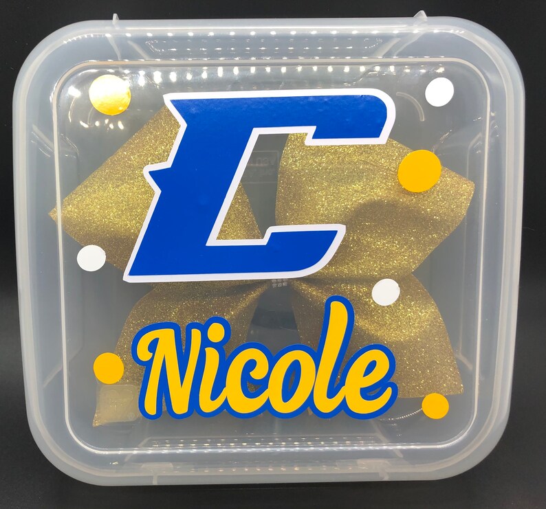 Cheer Bow Box-softball Bow Box- Volleyball Bow Box- Team Goodies ...