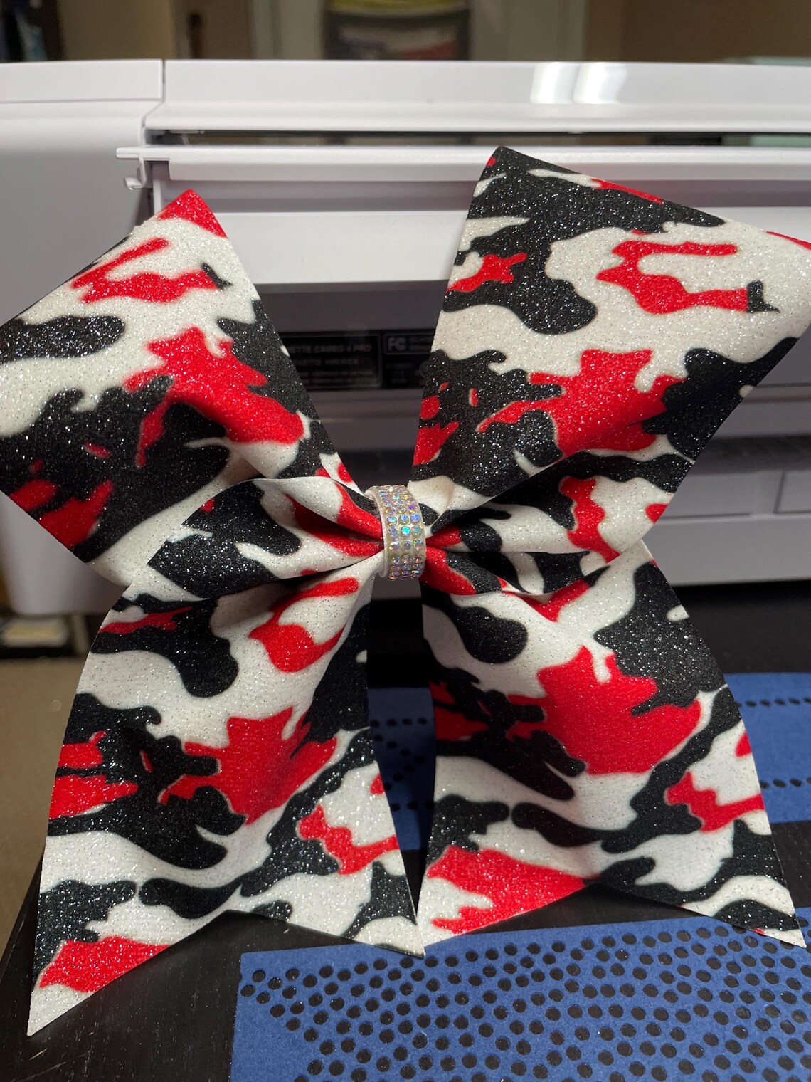 Sublimated Team Bow- Ombre Cheer Bow-personalized Glitter Ombre Cheer ...