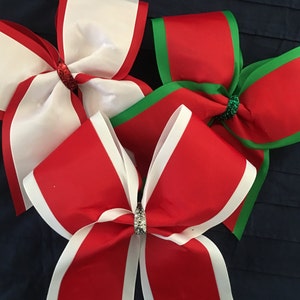 Christmas Cheer Bows Lot of 3 - Etsy