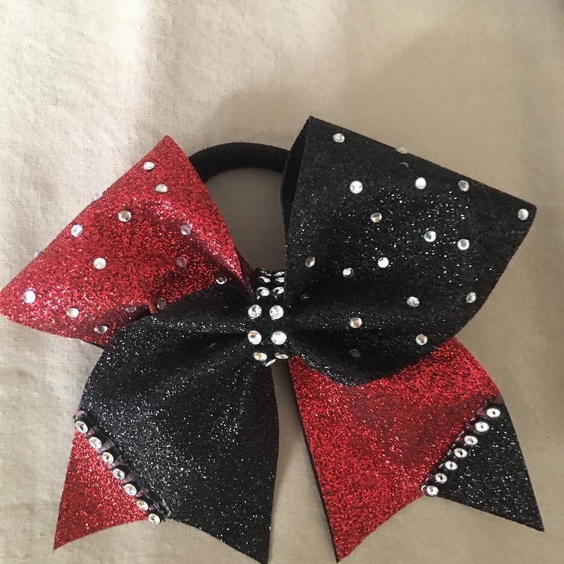 Red Gold Bow Scrunchie - Etsy